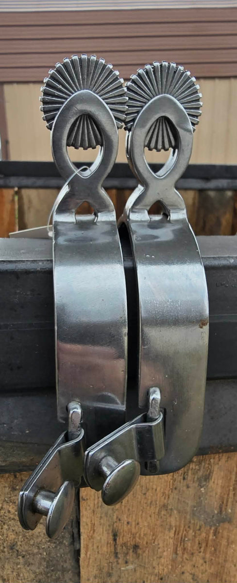 Tyler Men's Sweet Iron Fish Spurs (30 Point) – J and S Tack