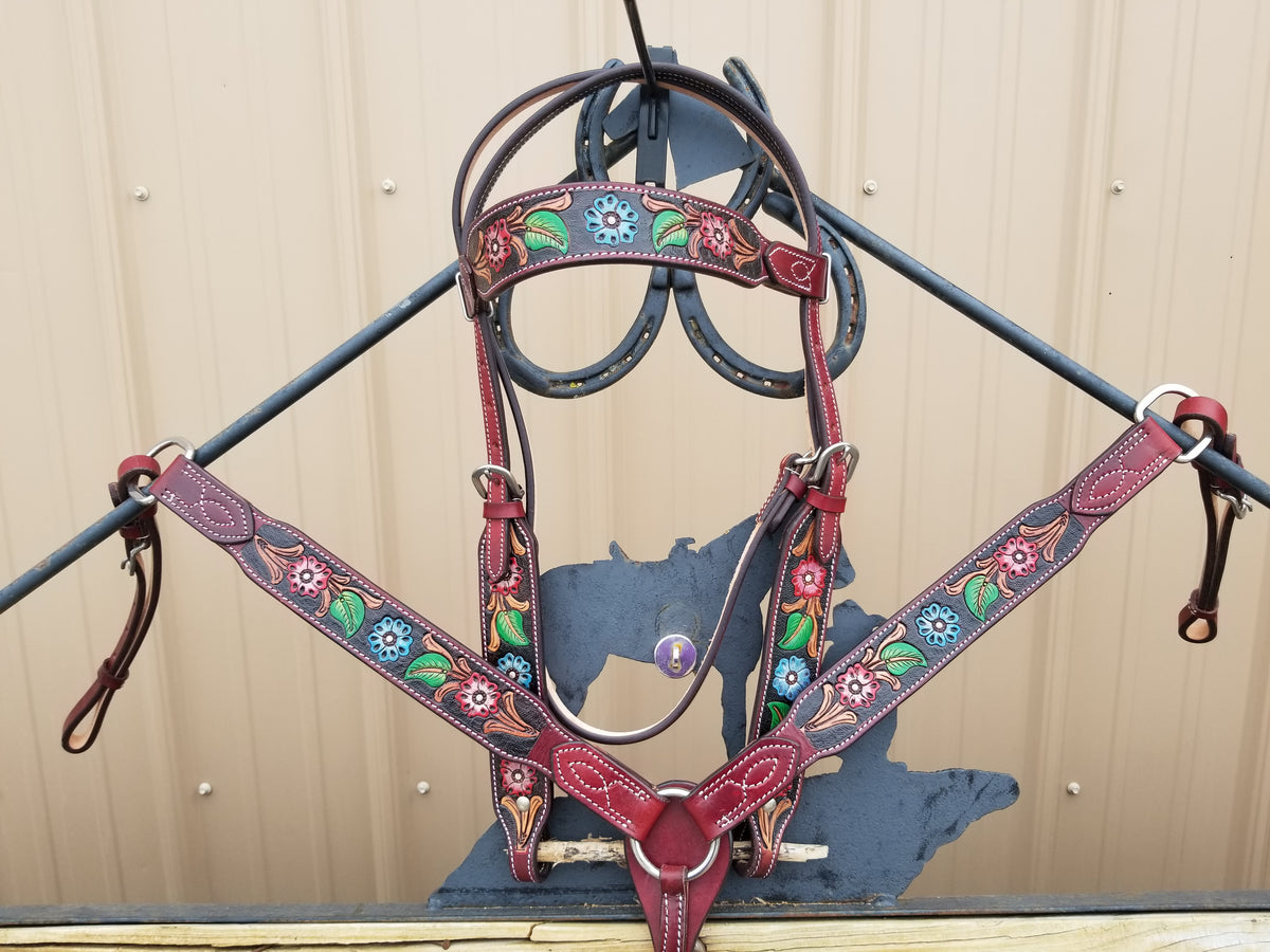 Painted Flower Tack Set – J and S Tack