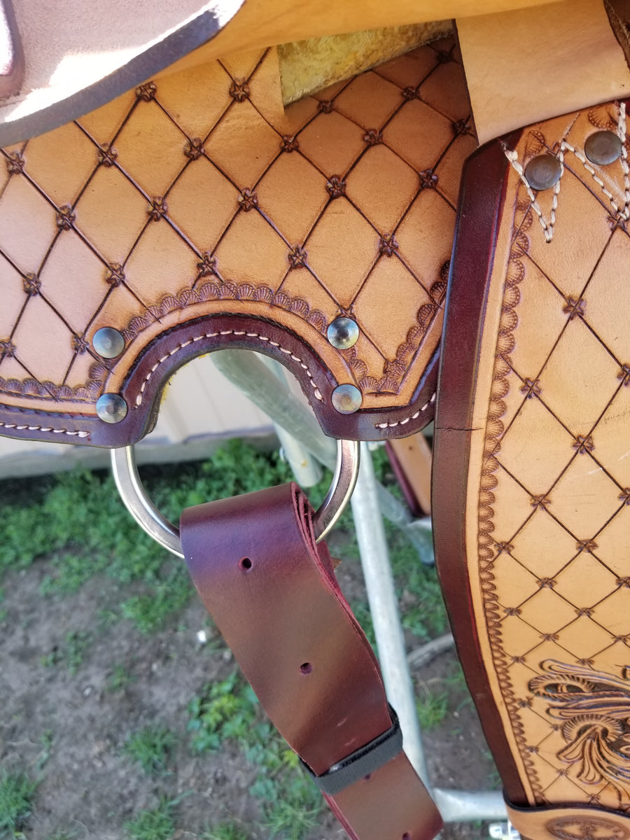 Cloverleaf 6 Quilted Pattern Barrel Saddle – J and S Tack
